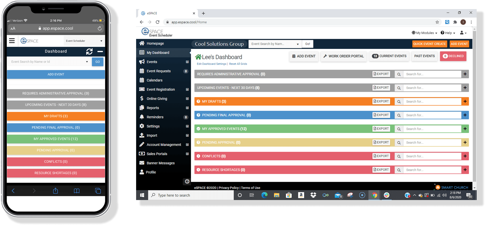 Facility Event Management Software | Smart Church Solutions